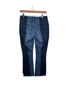 CAbi | Jeans | Cabi Hi Low Crop Jeans Blue Ribbon Wash Sz 2 High Rise ...